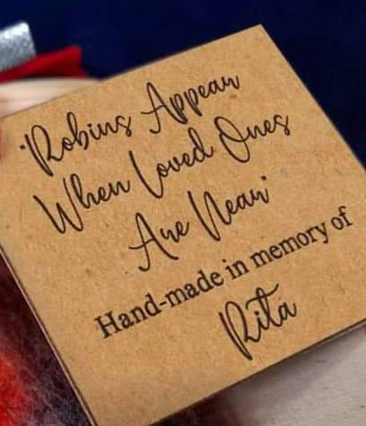 Personalised Tag for "THINKING OF YOU" ROBIN – HeartFeltGifts.ie